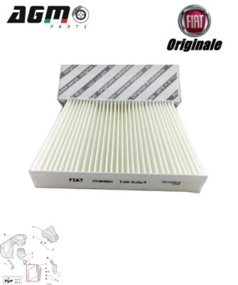 Cabin Air Filter Pollen Original Fiat Tipo Doblo Fiorino 77364561 | eBay UK