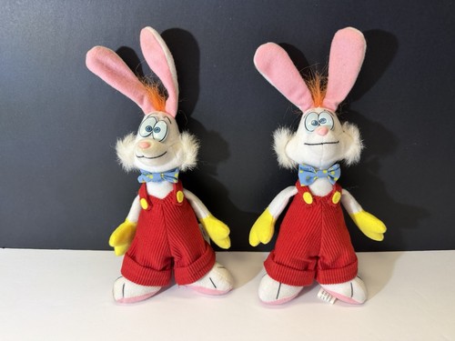 Vintage 1987 Who Framed Roger Rabbit Plush Stuffed 8" Posable Ears ...