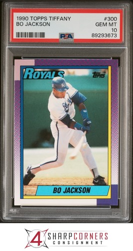 1990 TOPPS TIFFANY #300 BO JACKSON ROYALS PSA 10 | eBay