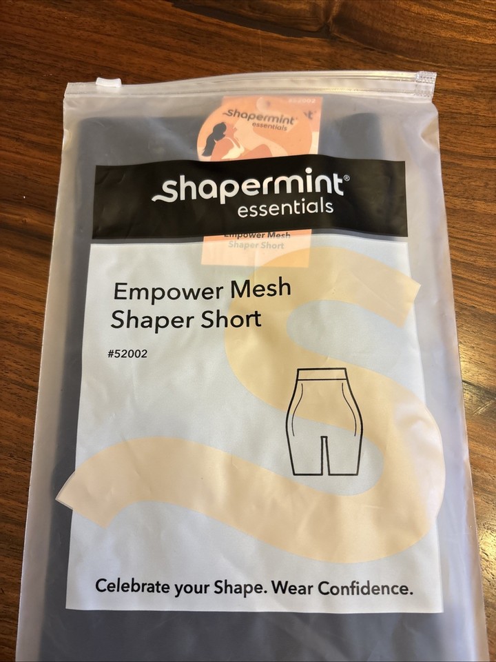 Shapermint Essentials Empower Mesh Shaper Shorts, Black, L. NWT | eBay