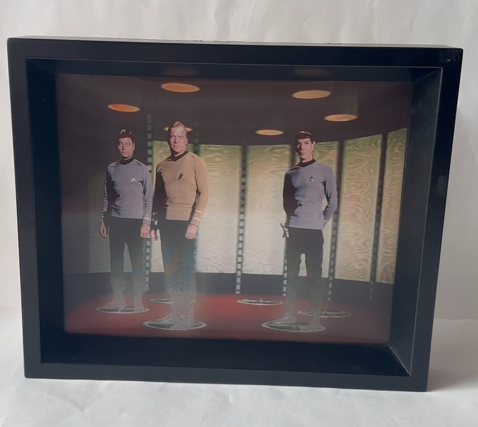Star Trek Lenticular Shadow Box Wall Hanging TOS The Original Series ...