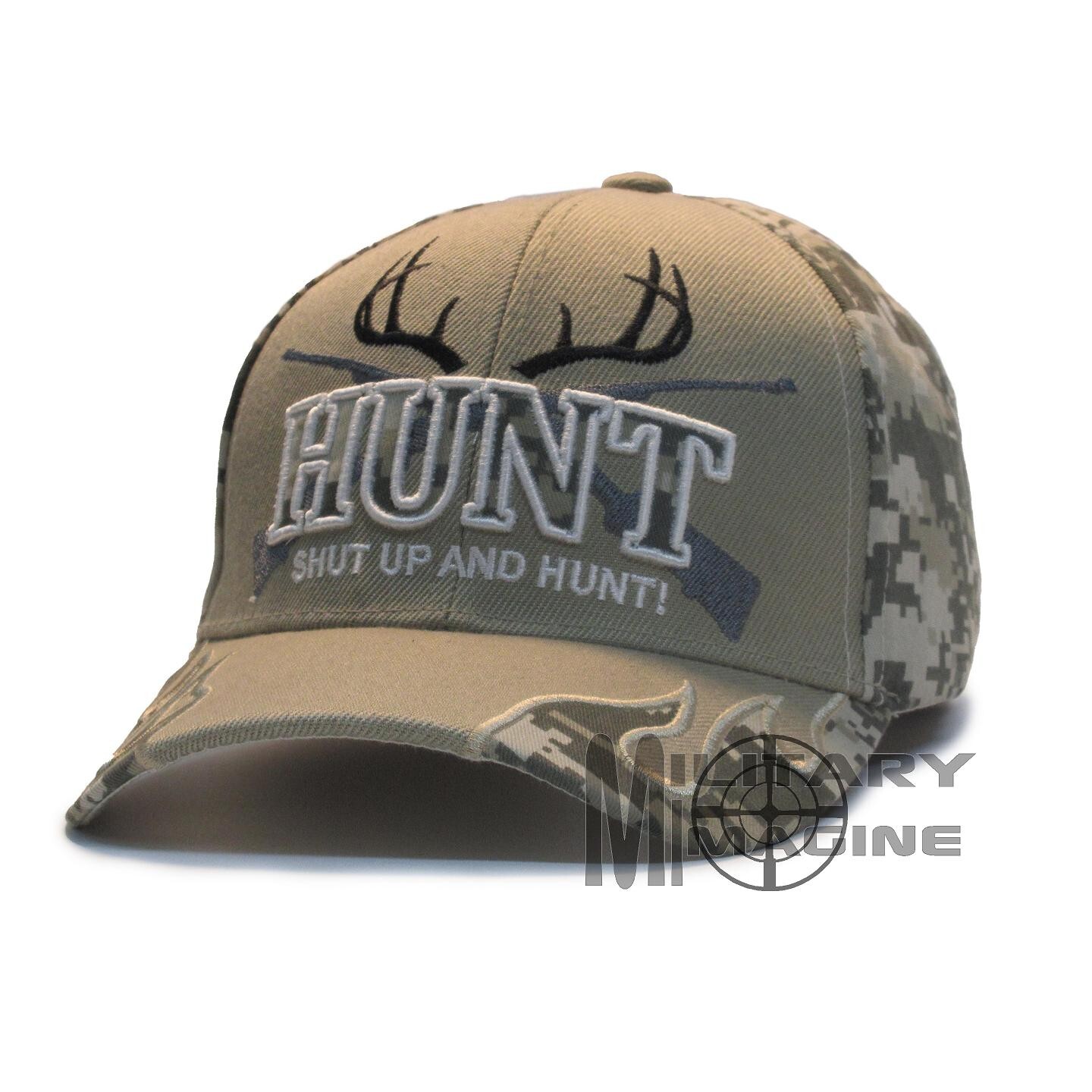 Hunter Hat Khaki / ACU Hunt Shut UP AND Hunt! Hunting Ball Cap | eBay