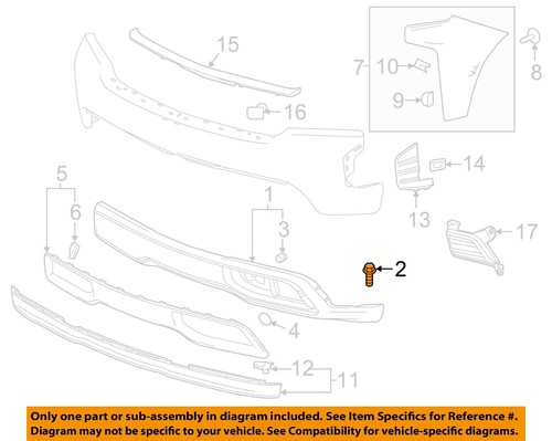 GM OEM Rear Bumper-Side Cover Bolt 11547420 | eBay