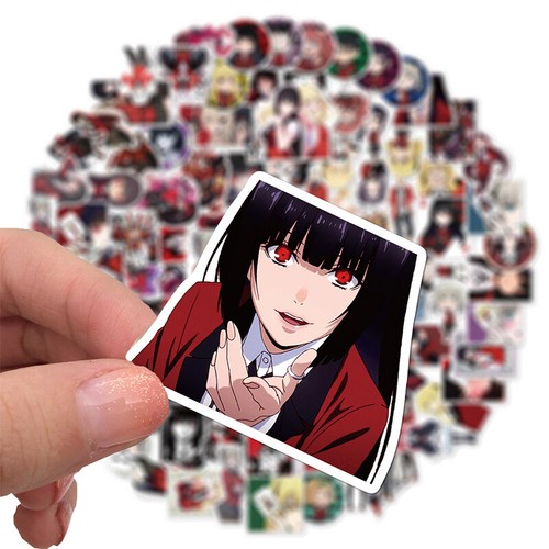 100pcs Cute Kakegurui Stickers Luggage Laptop Paster Motorcycle Decal ...