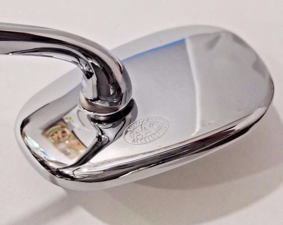 SWAN NECK MIRRORS for VW Beetle Bug Deluxe Albert Oval USA 1 PAIR ...