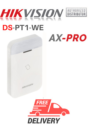 Hikvision AX PRO DS-PT1-WE Wireless Proximity Tag Reader 868MHz 2 way ...
