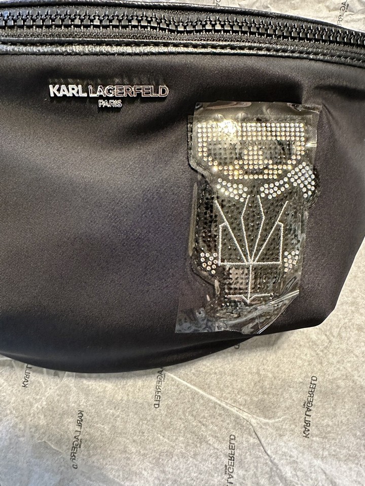 KARL LAGERFELD WOMEN’S AMOUR NYLON BELT BAG FANNY PACK-MULTI | eBay