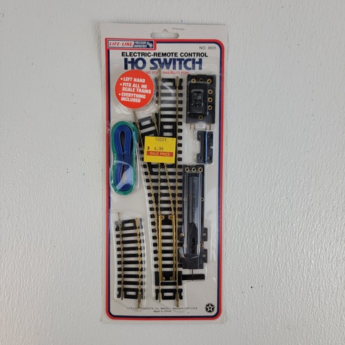 Life-Like HO Left Hand Switch Electric Remote Control Kit 8605 NEW NOS ...