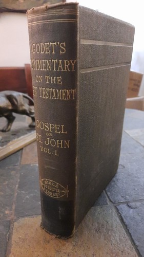 Antique Book Godet's Commentary On The New Testament 1887 Gospel St ...