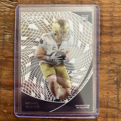 2023 Chronicles Draft Picks Michael Mayer rookie card #9 - Clear Vision ...