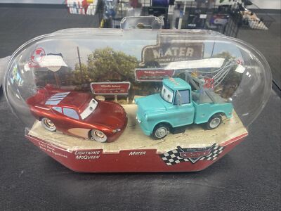 Disney Store Exclusive CARS Movie 6" Talking MATER & Lightning McQueen ...