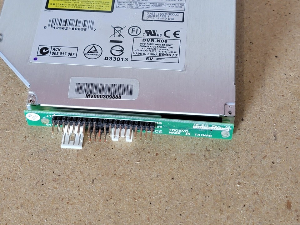 Pioneer DVR-K06 IDE Slimline DVD/RW Slot Load Optical Drive | eBay