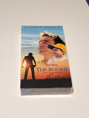 The Rookie (VHS, 2002) Brand New Sealed in Package Baseball Denis Quaid ...