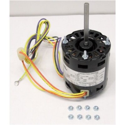 9721 Fan Motor 115/230V 1.0/.5 Amps, Rpm 1550/1400 1/12 Hp Same Day ...