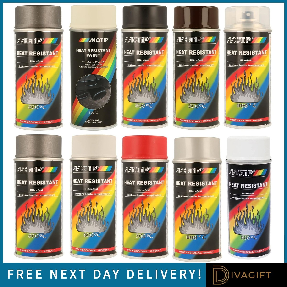 High Temp Spray Paint Colors