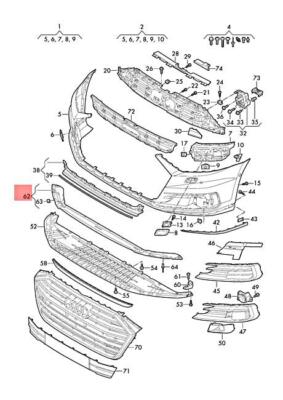 Genuine AUDI A8 S8 quattro 4N2 4N8 Lining For Locking Element ...