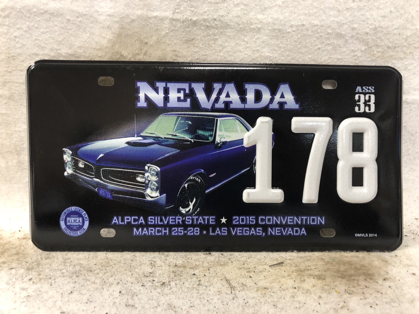 2015 Nevada ALPCA Souvenir License Plate #178 | eBay
