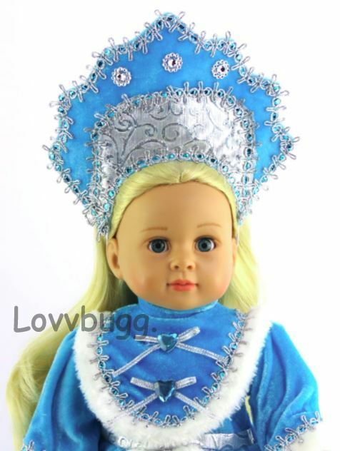 WOW Anna Frozen Costume Dress Jacket for American Girl 18" Doll Clothes ...