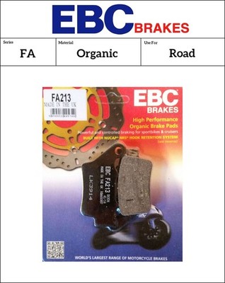 Fantic Caballero 125 Rally 2023 [Rear EBC FA-Series Organic Brake Pads ...