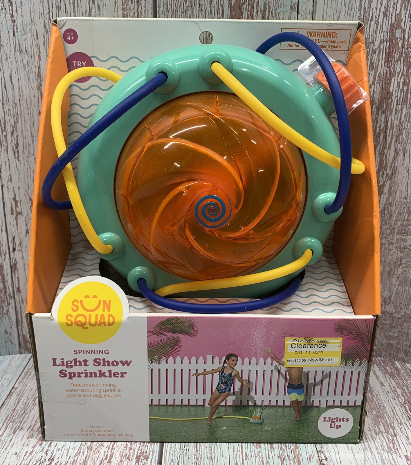 Wet & Wild Light Show Sprinkler - Sun Squad | eBay