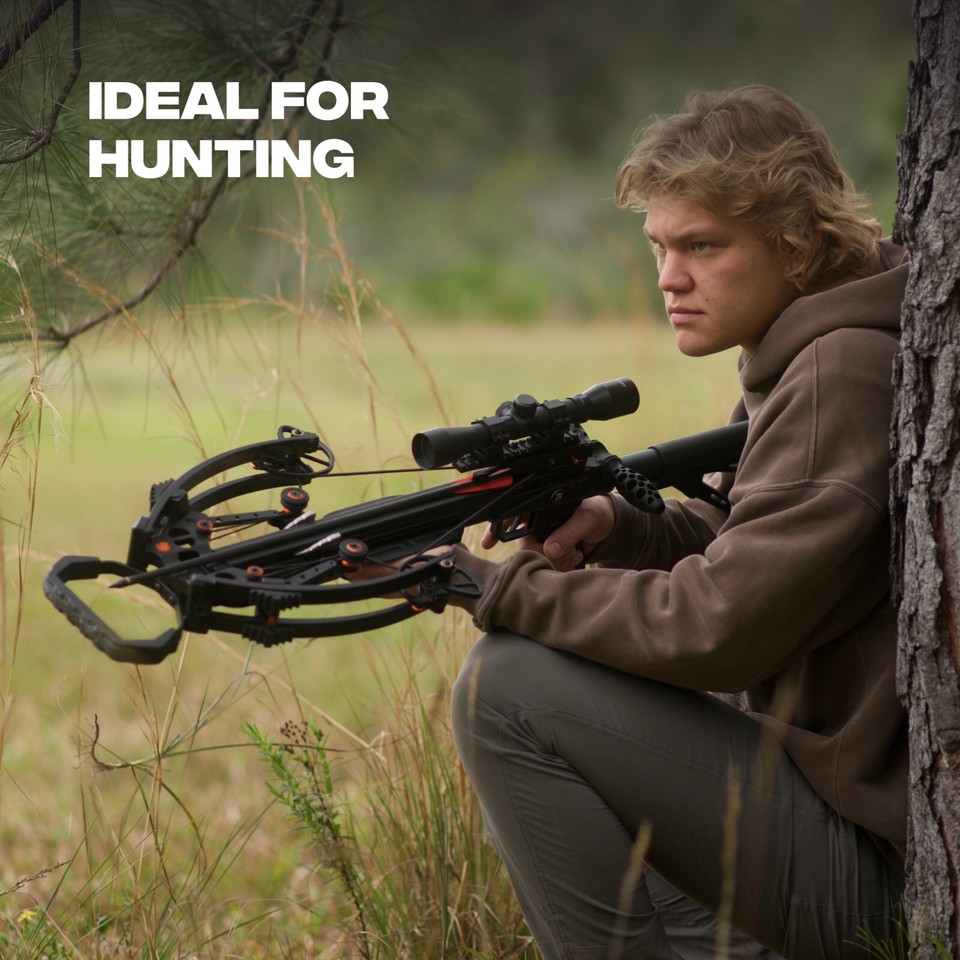 BALLISTA MegaBat Crossbow for Hunting & Fishing - Fast 420 fps ...