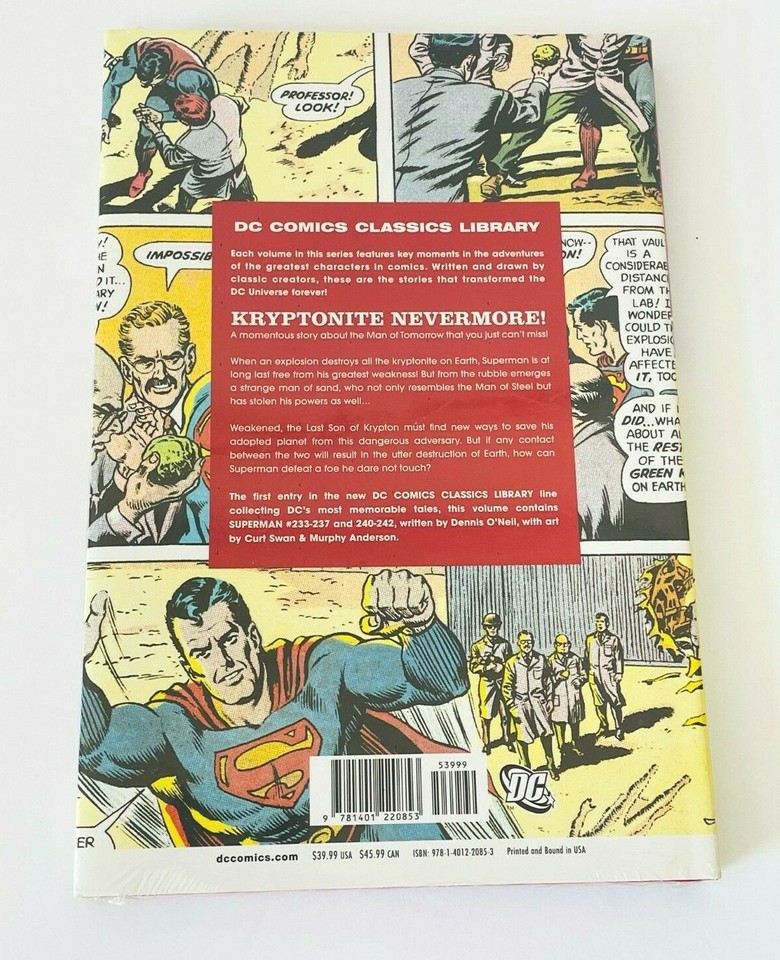 SUPERMAN Kryptonite Nevermore DC Comics Hardcover Sealed Classic ...