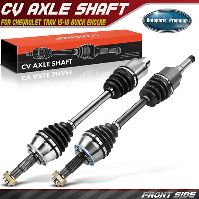 2x Front LH & RH CV Axle Assembly for Chevrolet Trax 15-18 Buick Encore ...