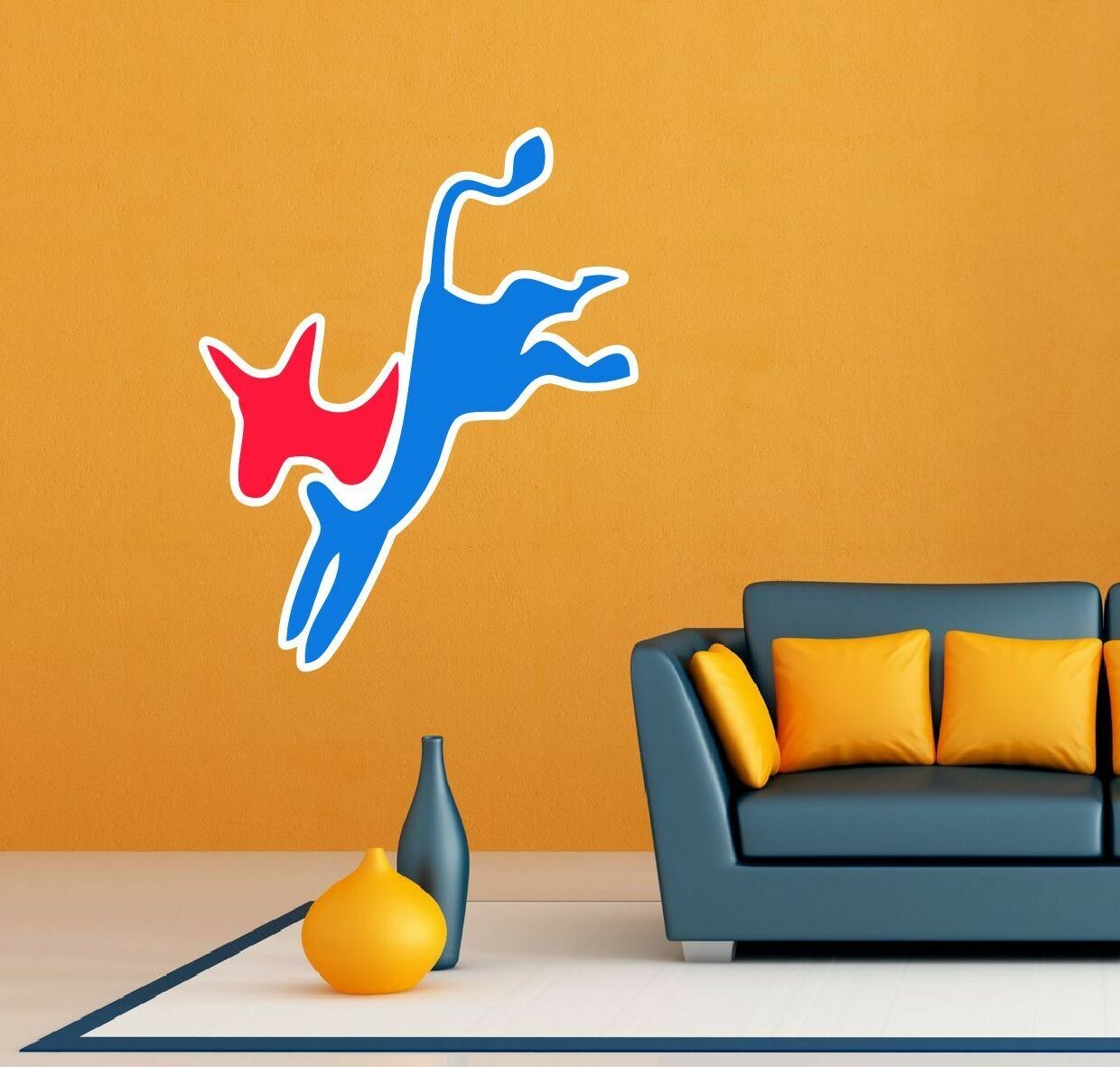 Democratic Party Room Wall Garage Decor Sticker Decal 22"X25" | eBay