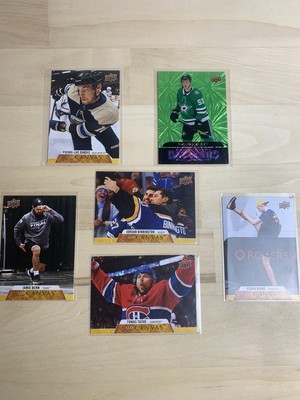 5 2020-21 UD Series 2 Hockey UD Canvas Cards + 1 Bonus Green Dazzler ...