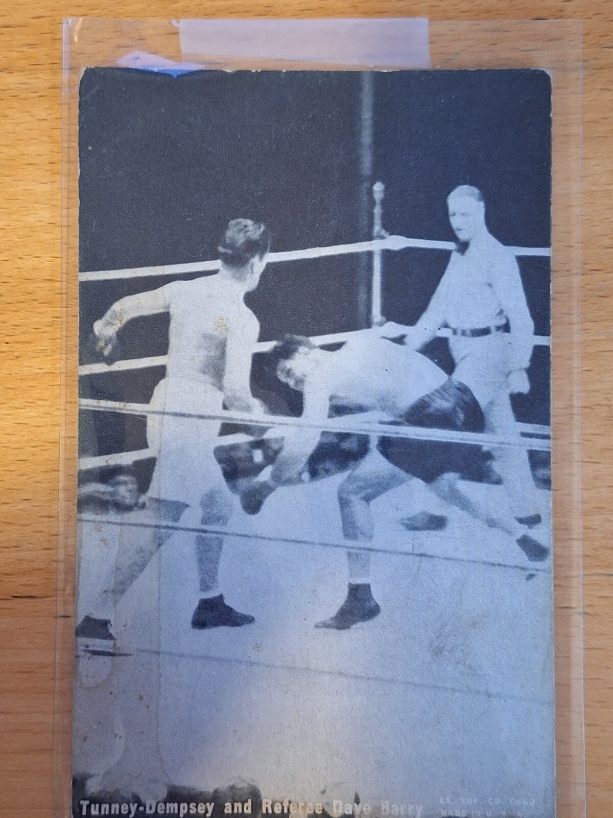 Jack Dempsey & Gene Tunney - boxing card, 1927, fight | eBay