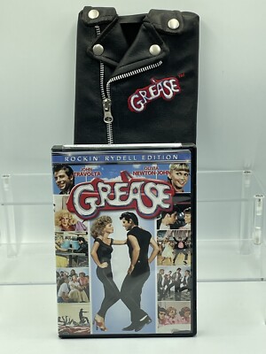 New Grease DVD Rockin Rydell Edition with Leather Jacket case | eBay