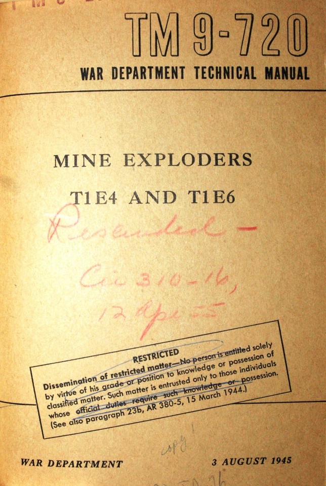 T057 Mine Exploders, Easy 1 Productions | eBay