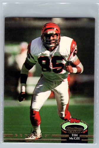 1992 TOPPS STADIUM CLUB CARD # 117 Tim McGee - Cincinnati Bengals | eBay