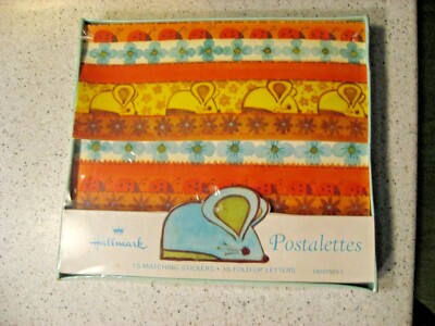 Hallmark Mice Postalettes - 15 Matching Fold Up Letters and Matching ...