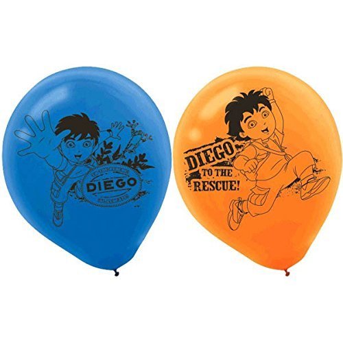 Diego Pack of 6 Latex Rubber Balloons (helium Quality) for sale online ...