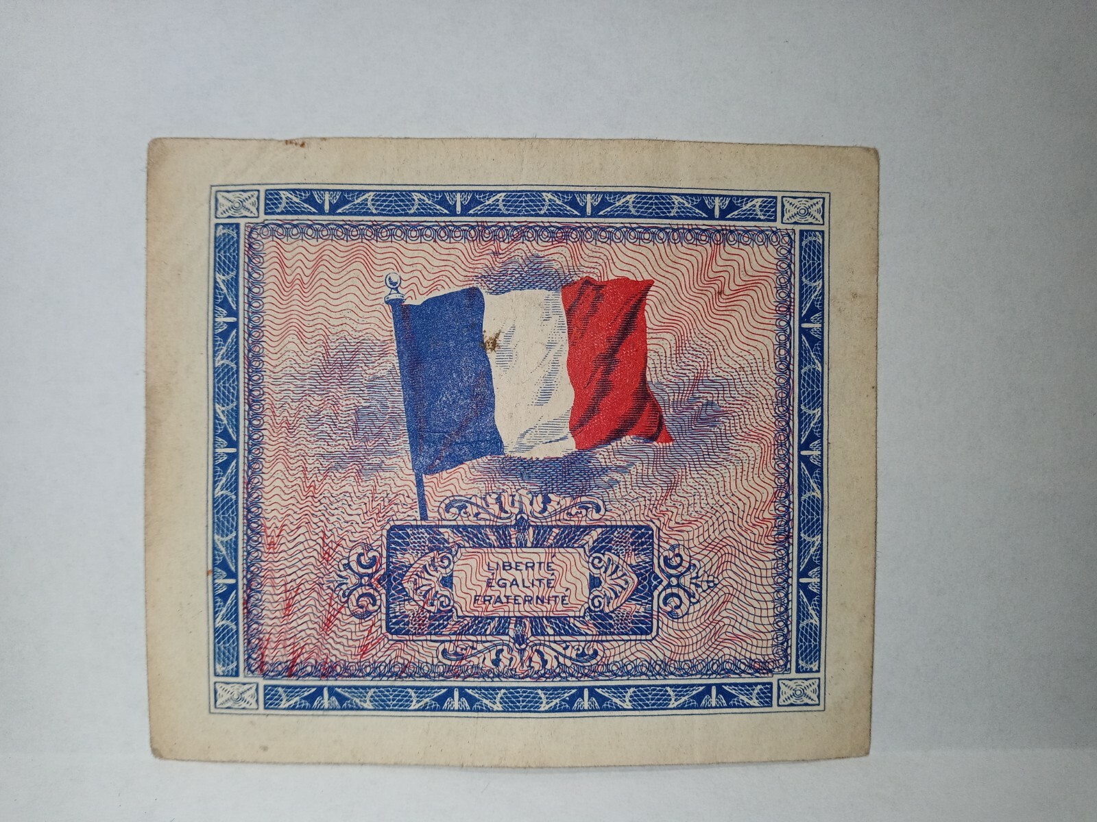 5 Francs bank note, 1944, Emis En France, Allied Military, WW2, five ...
