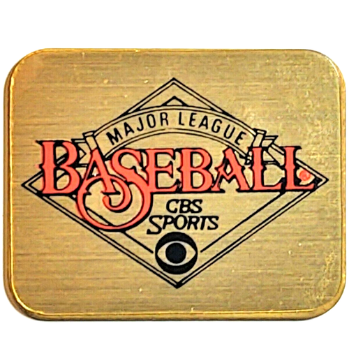 Vintage Major League Baseball CBS Sports MLB Baseball Hat Lapel Pin | eBay