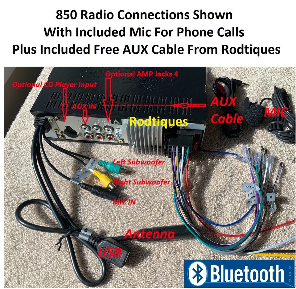 1963-1967 Chevy Corvette Bluetooth Radio 4 Displays 2 Sub Outs DigaDial ...
