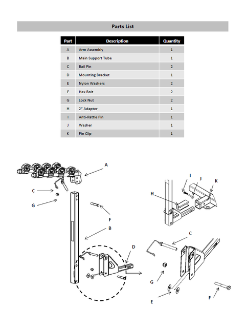 Reese Explore Bike Rack 4-bike Tilt Hitch Mount Model# 1393100G for ...