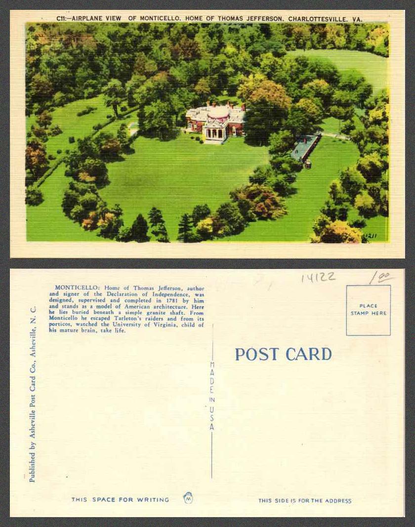 VIRGINIA Charlottesville VINTAGE POSTCARD | eBay