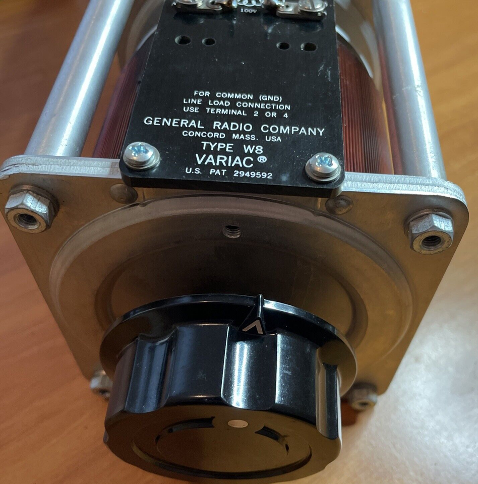 General Radio W8 X3 Ganged Variac Adjustable Auto Transformer Vintage ...