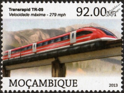 TRANSRAPID 09 (TR-09) German Railway High Speed Monorail MAGLEV Train ...