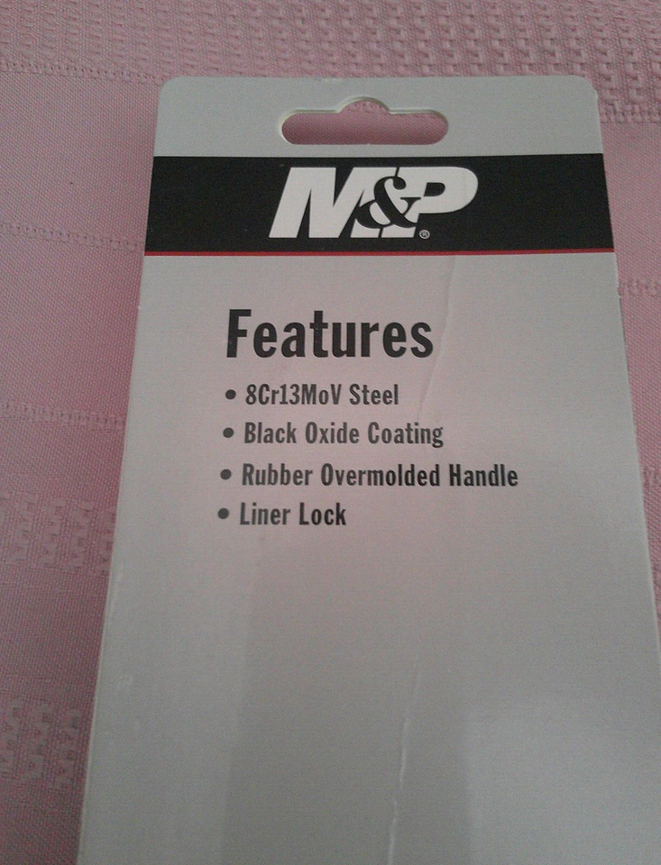 New Smith & Wesson M&P AR Overmold Serrated Tanto Blade Rubber Handle ...
