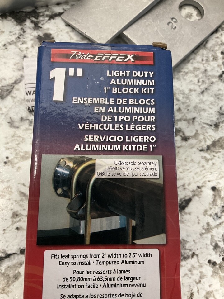 Superior 1" Lift Lower Block Kit W/ Shims 1-3/4" To 2-1/2" Inch Wide ...