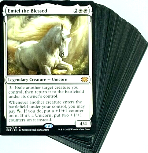***Custom Commander Deck*** Emiel the Blessed - Unicorn Tribal - EDH ...