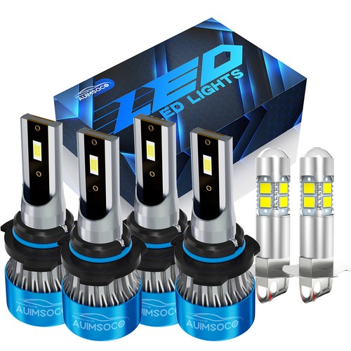 For Toyota Supra 1994-1998 AUIMSOCO LED Headlights Bulbs High Low + Fog ...