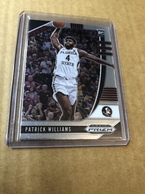 PATRICK WILLIAMS - 2020-21 Panini Prizm Draft Picks Base Rookie Card ...