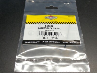 555592 BRIGGS & STRATTON RACING ENGINE CARB FLOAT BOWL GASKET OEM ...