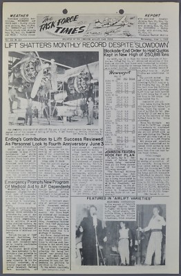 1949 COMBINED AIRLIFT TASK FORCE TIMES Military Newspaper VOL III NO ...