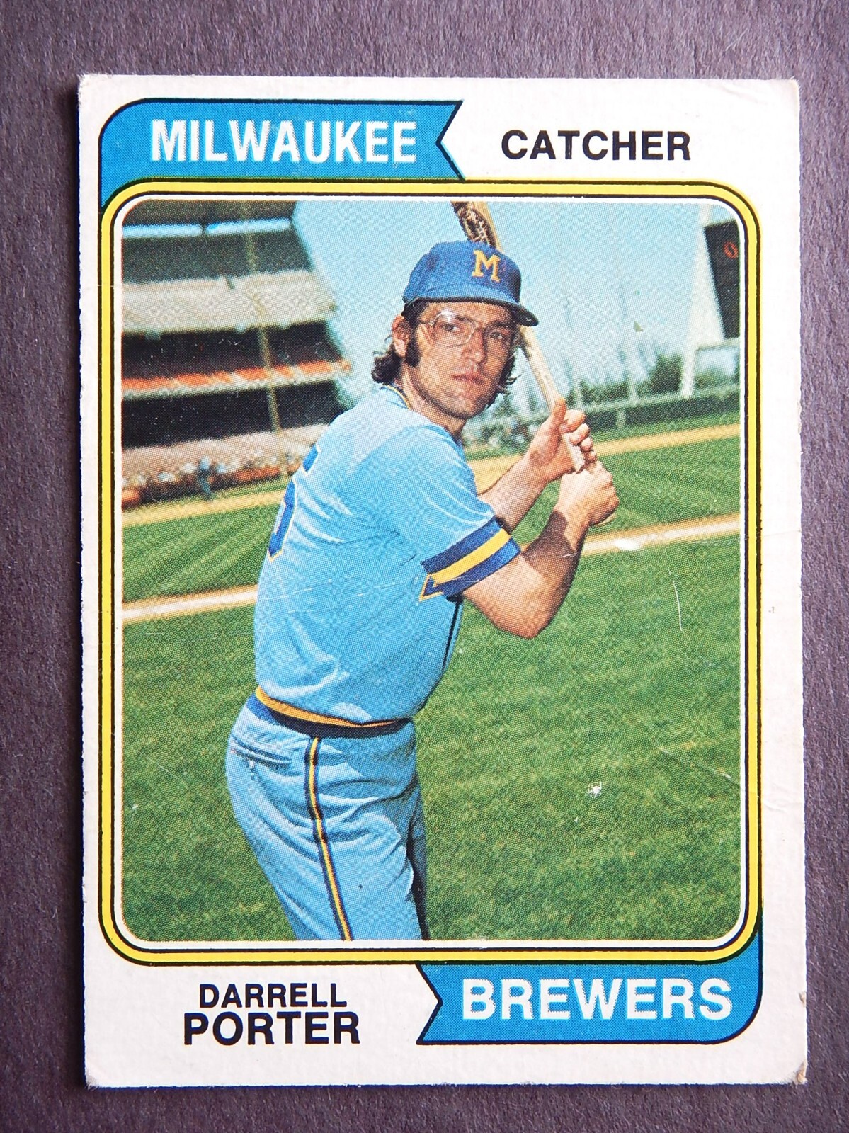 Darrell Porter #194 Topps 1974 Baseball Card (Milwaukee Brewers) A | eBay